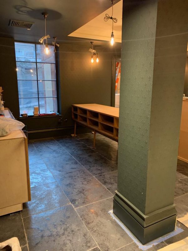 A behind the scenes look at deVOL Kitchens first US showroom on Bond ...