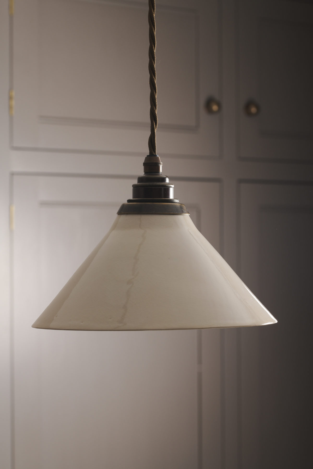 The latest addition to our handmade lighting, the Creamware Pendant ...