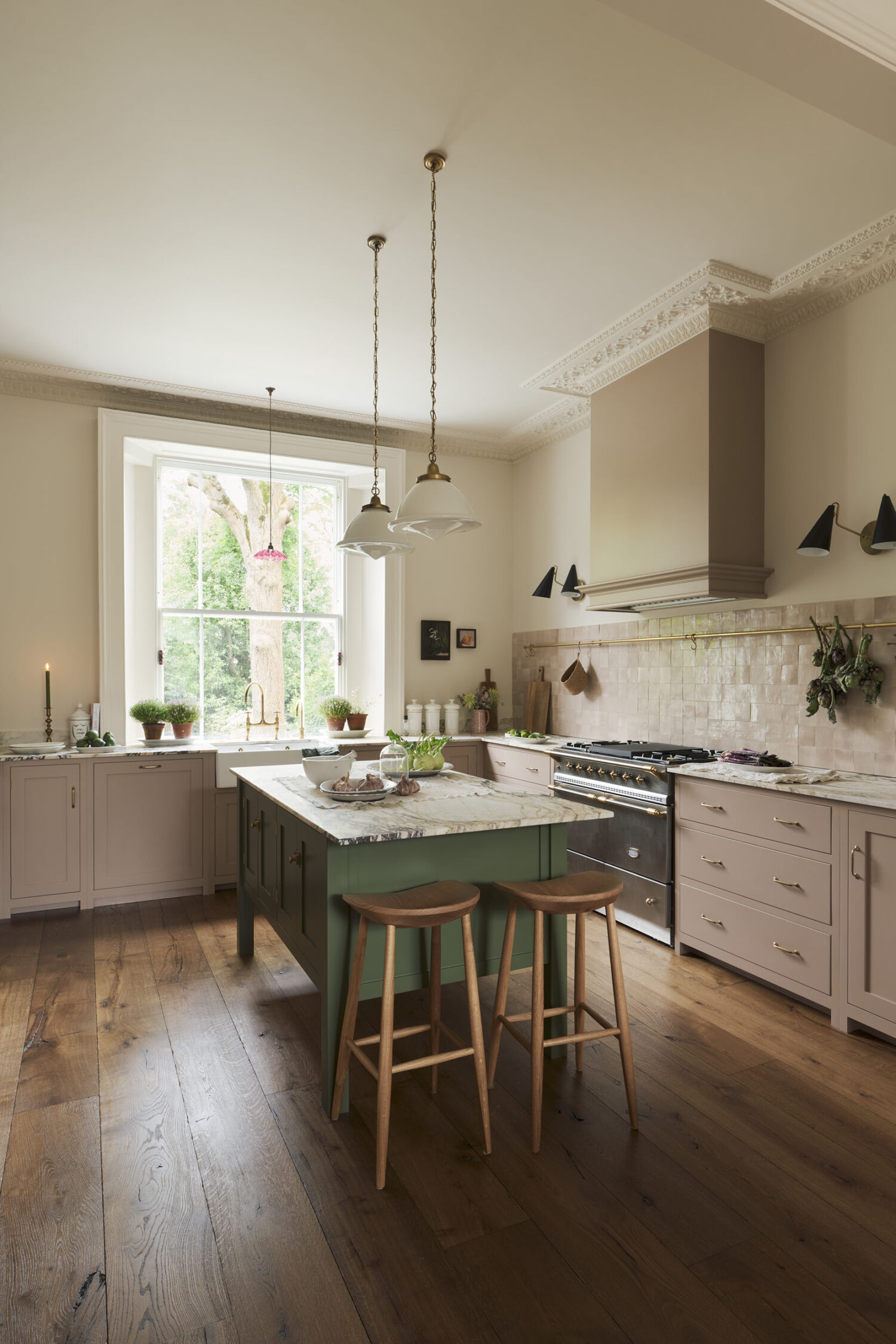 A Pink and Green Shaker Kitchen by deVOL - The deVOL Journal - deVOL ...